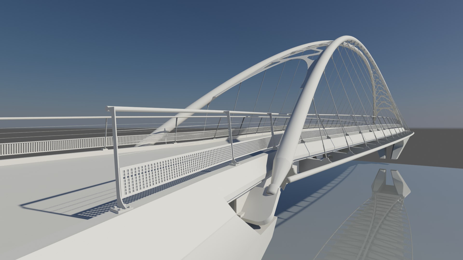 Bridge Calatrava 3d Max