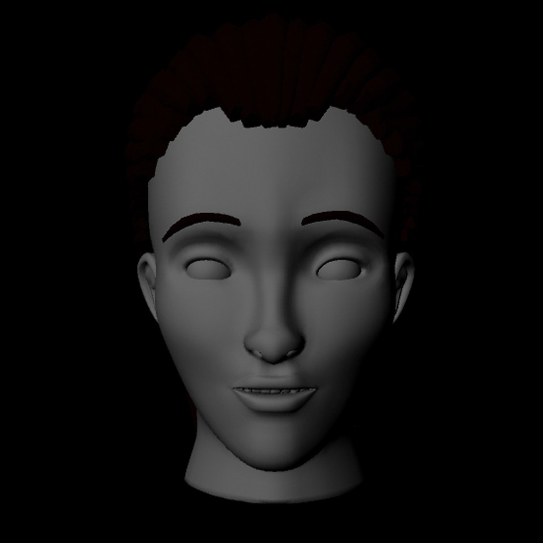 3D Vampire Head - TurboSquid 1556710