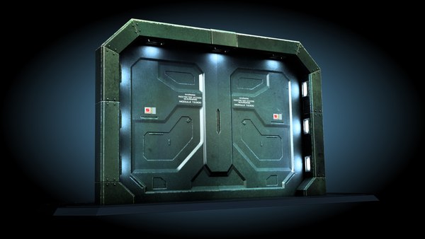 sci fi gate door model
