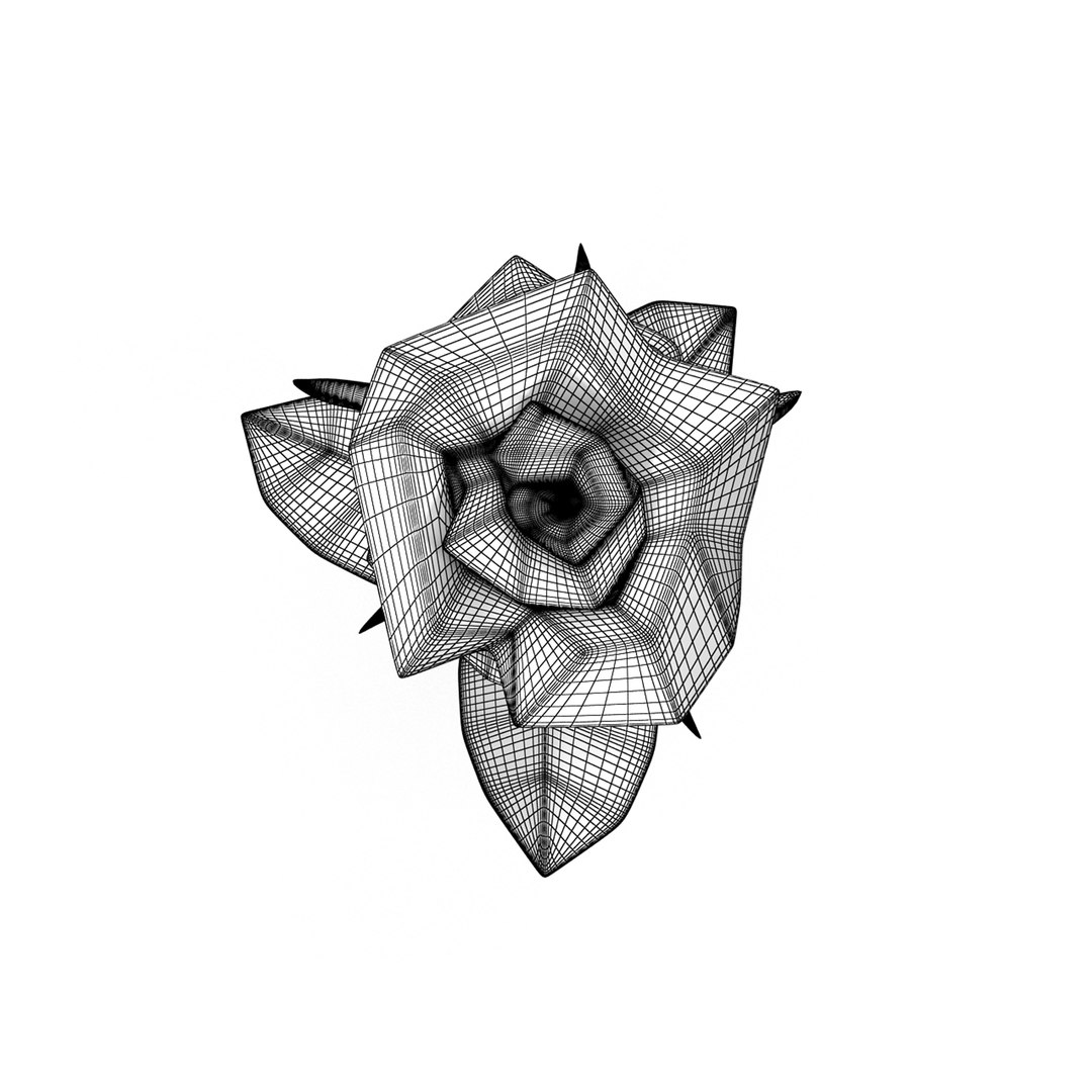 3D red rose model - TurboSquid 1661492