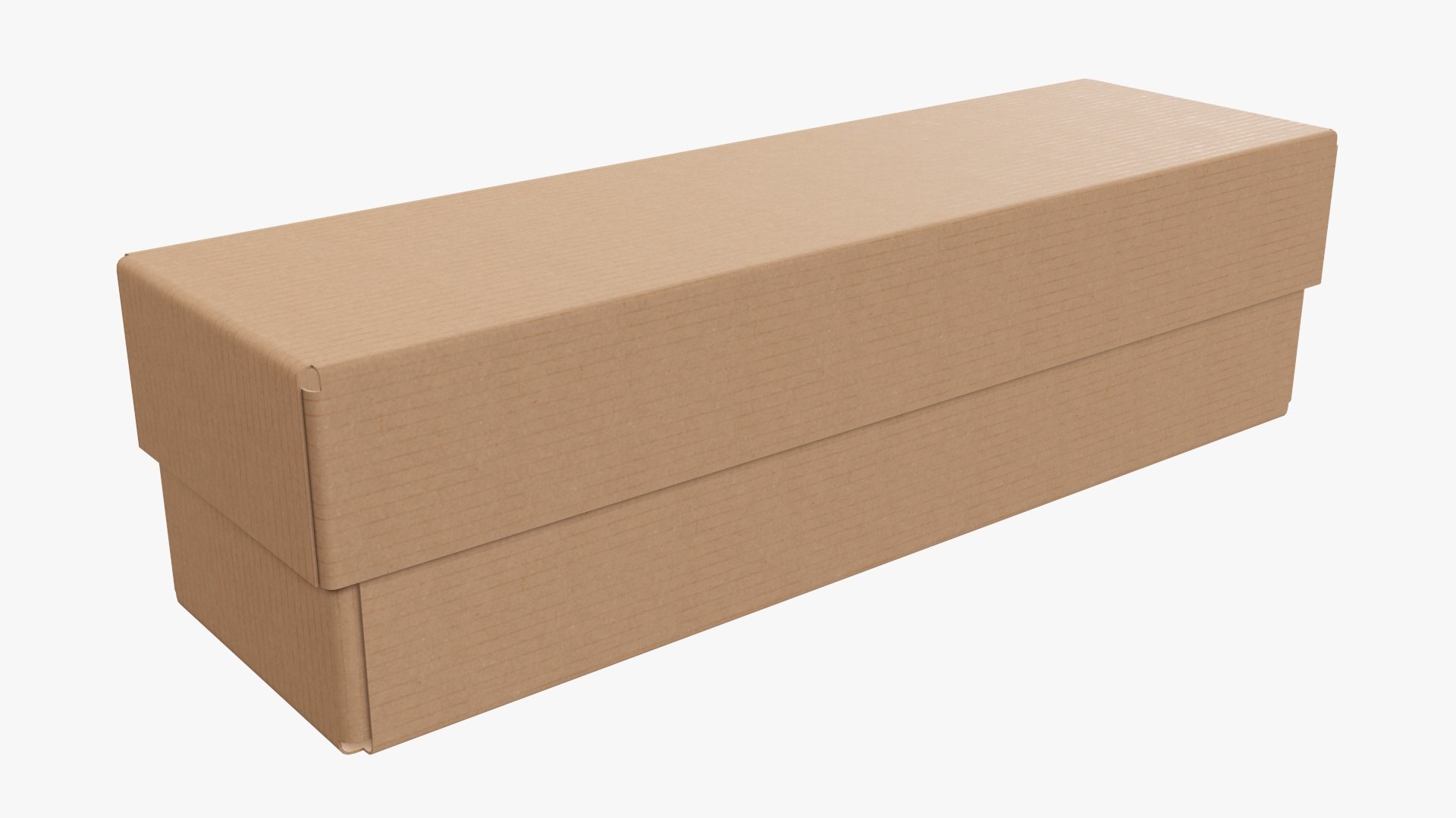 3D Model Cardboard Box Lid - TurboSquid 1585404