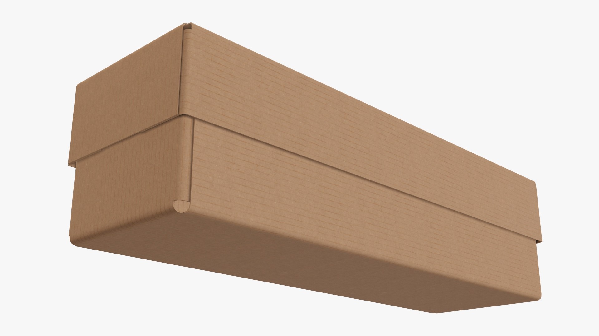 3D Model Cardboard Box Lid - TurboSquid 1585404