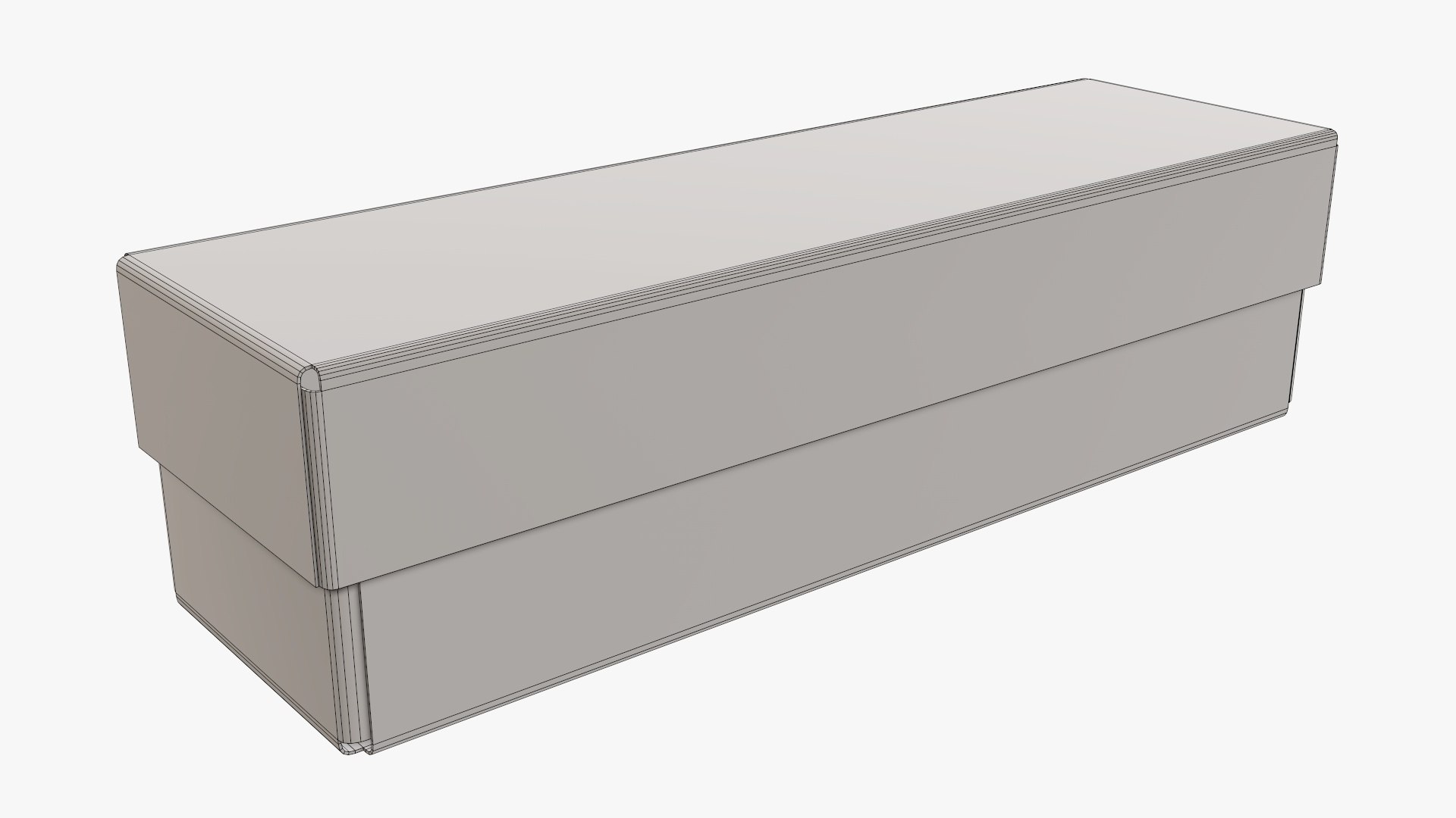 3D Model Cardboard Box Lid - TurboSquid 1585404