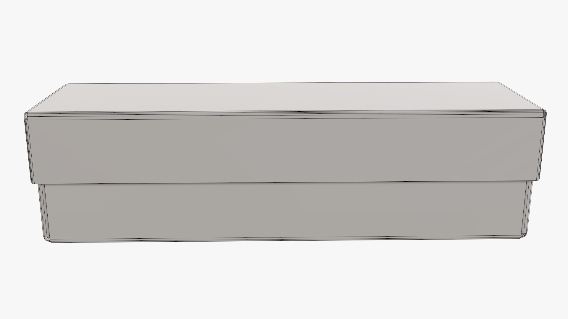 3D Model Cardboard Box Lid - TurboSquid 1585404