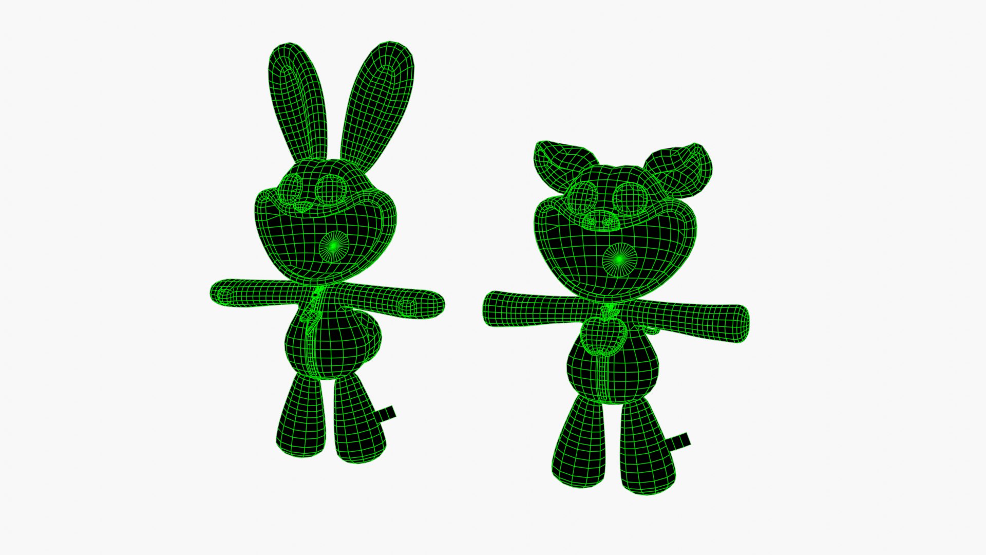 Smiling Critters 3D Model - TurboSquid 2406027