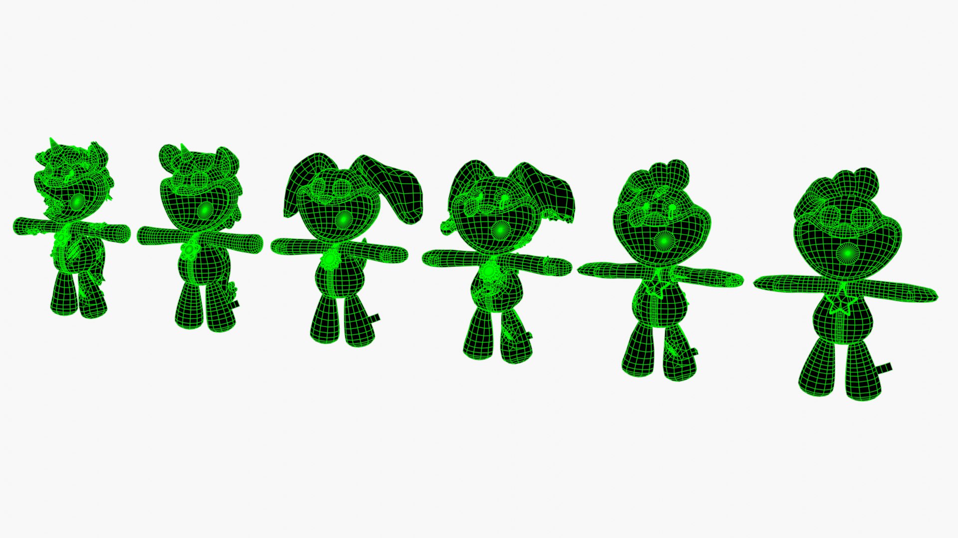 Smiling Critters 3D Model - TurboSquid 2406027