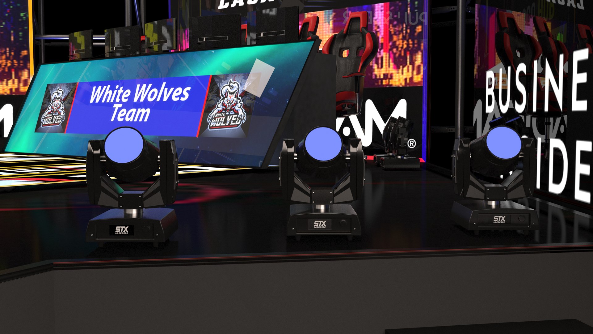 3D Esports Tournament Stand Model - TurboSquid 1982579