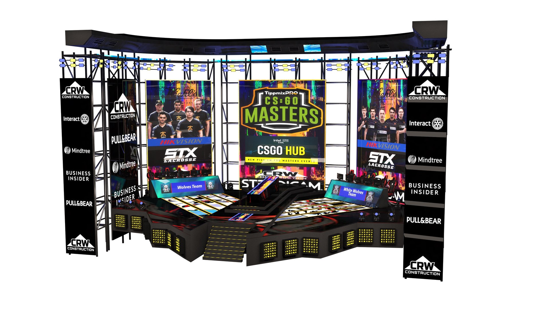 3D Esports Tournament Stand Model - TurboSquid 1982579