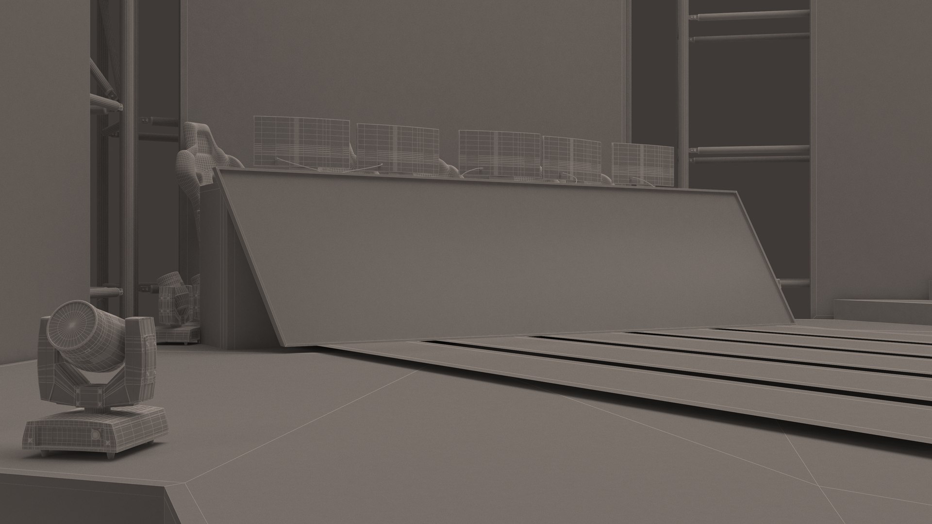 3D Esports Tournament Stand Model - TurboSquid 1982579