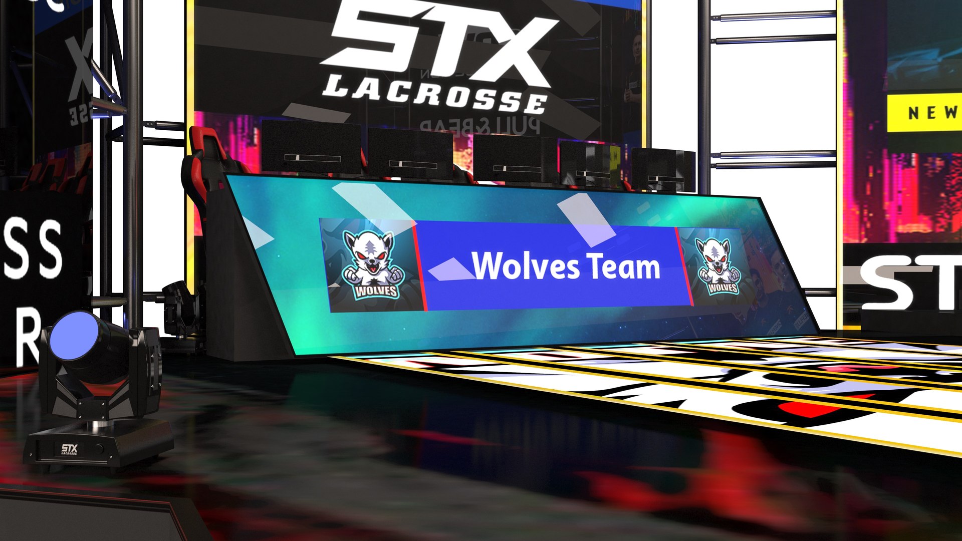 3D Esports Tournament Stand Model - TurboSquid 1982579