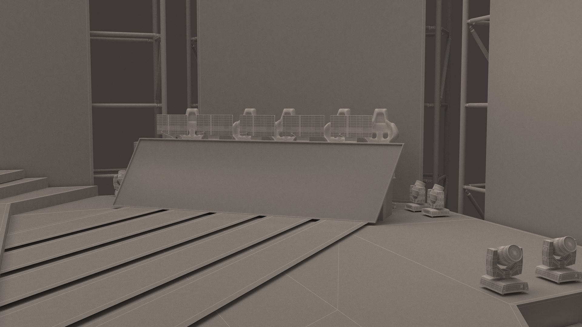 3D Esports Tournament Stand Model - TurboSquid 1982579