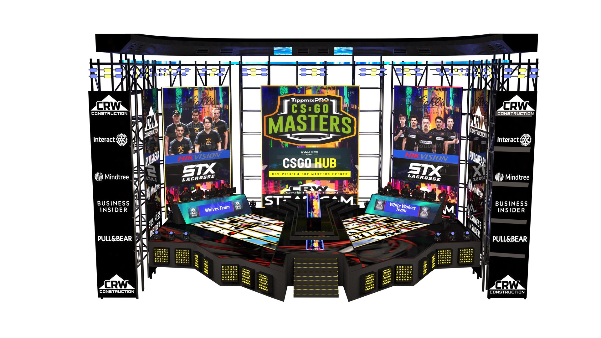 3D Esports Tournament Stand Model - TurboSquid 1982579