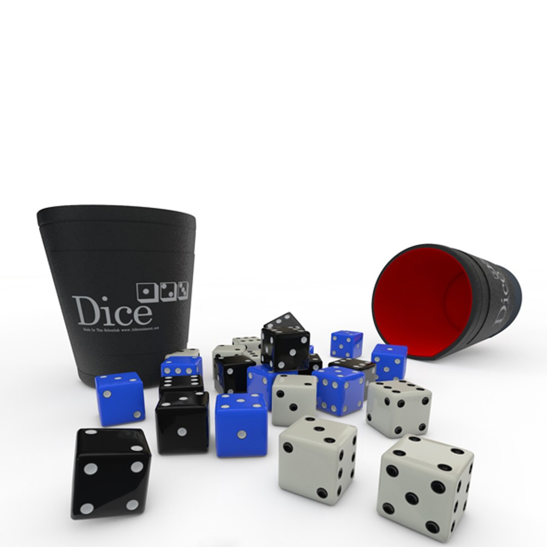 3D dice cup model - TurboSquid 1253356