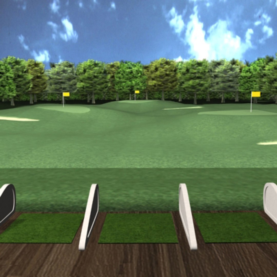 3dsmax Golf Driving Range