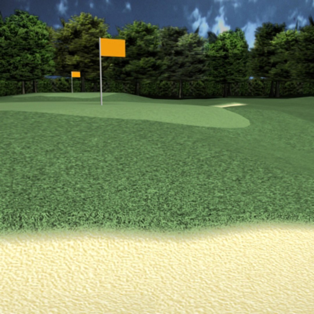 3dsmax Golf Driving Range