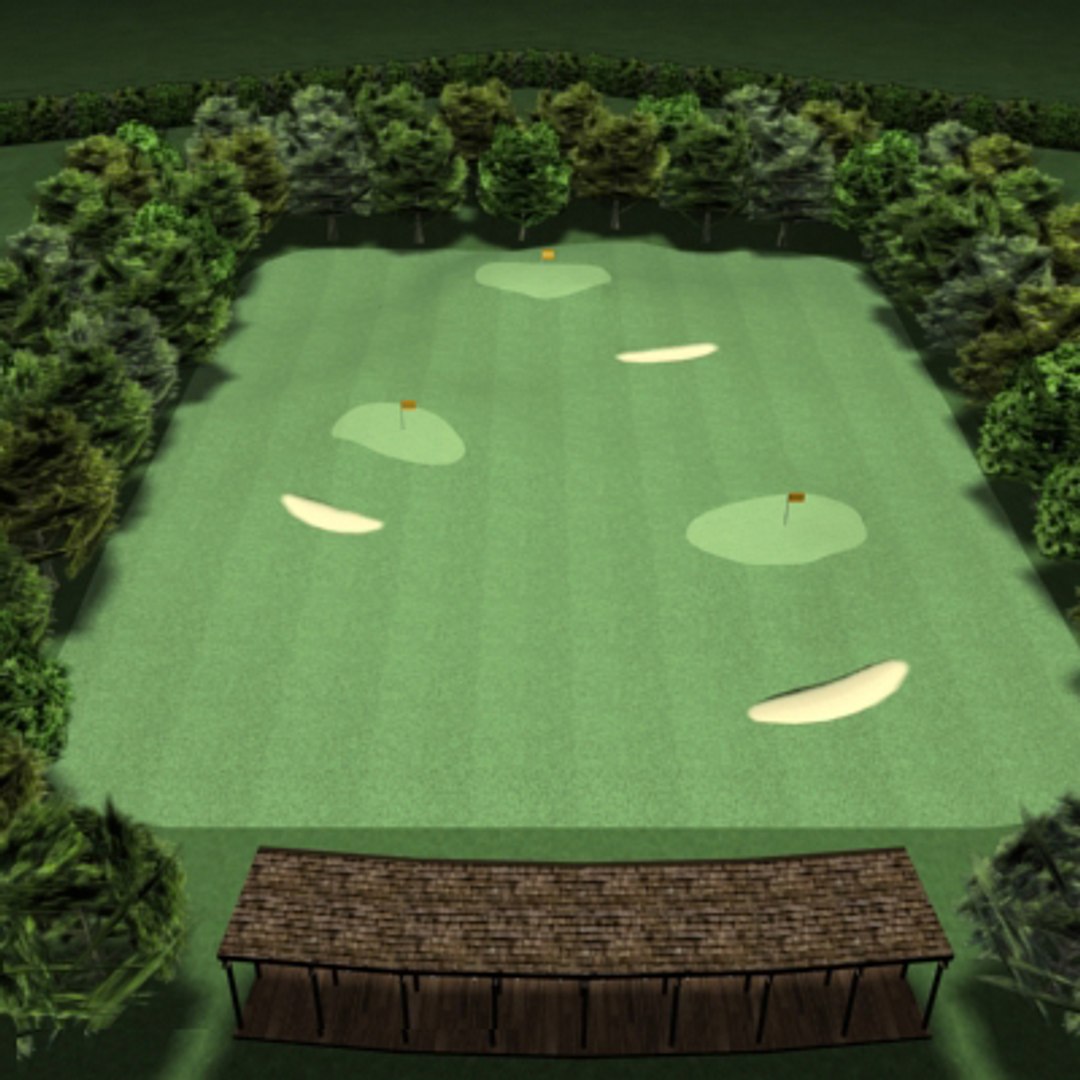 3dsmax Golf Driving Range