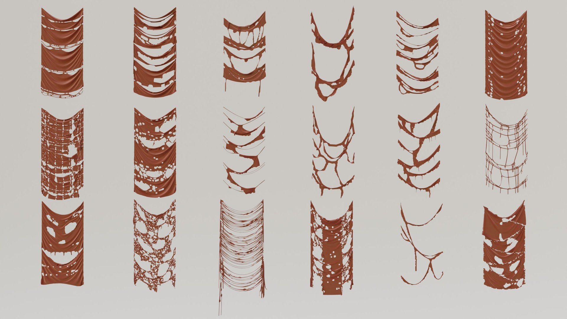 Torn Rags 2 3D - TurboSquid 1958781