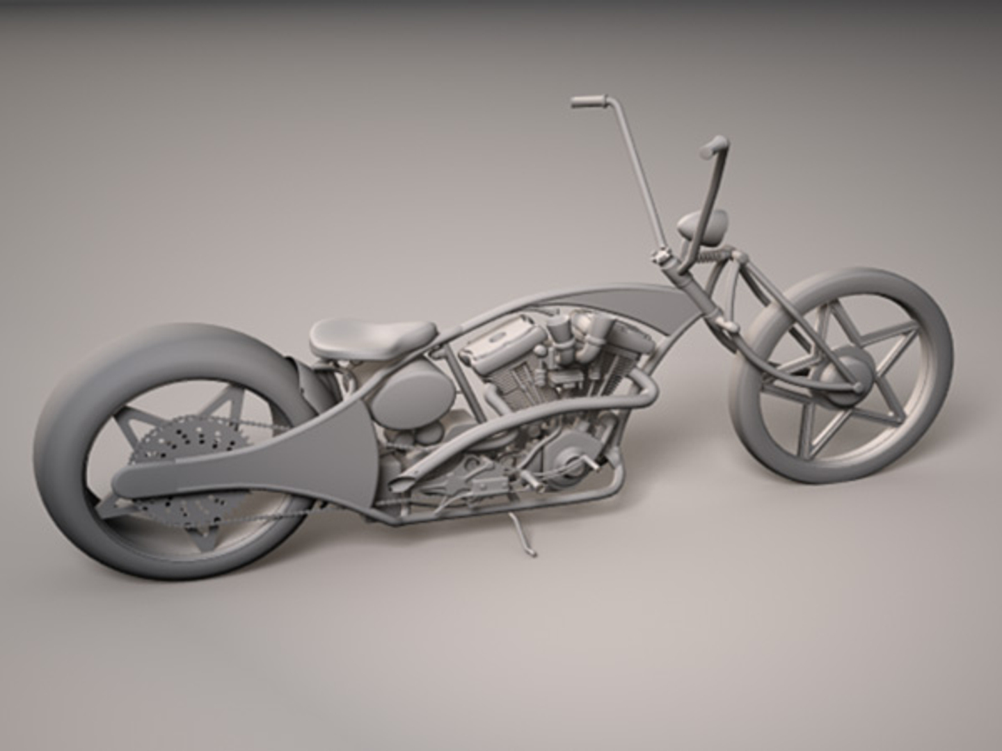 3d custom chopper