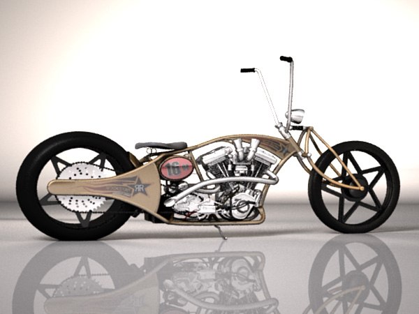 3d custom chopper