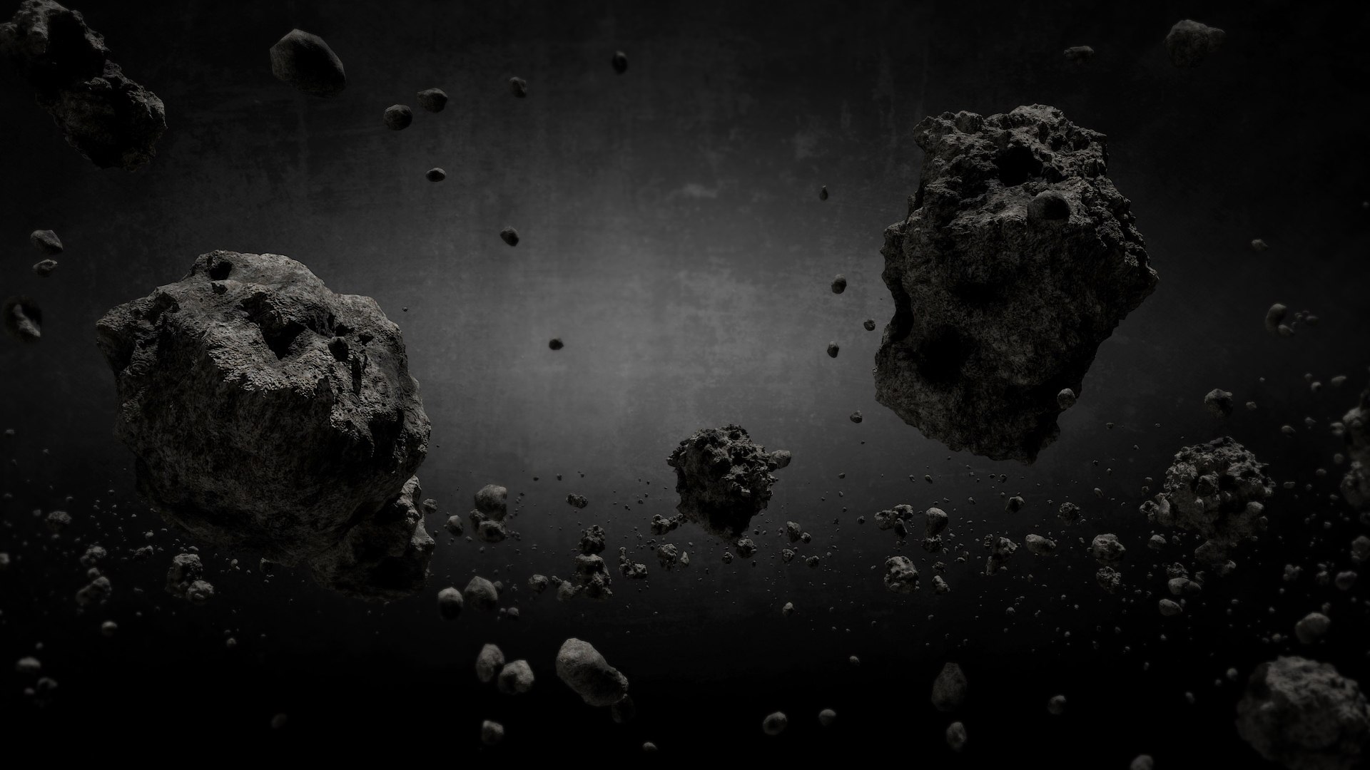 3D Asteroid Belt Field - TurboSquid 2038679