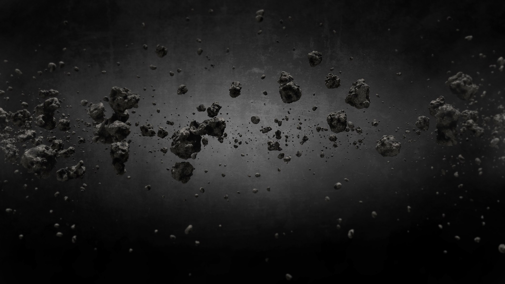 3D Asteroid Belt Field - TurboSquid 2038679