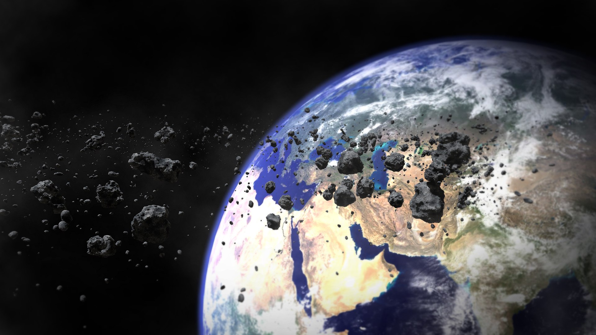 3D Asteroid Belt Field - TurboSquid 2038679