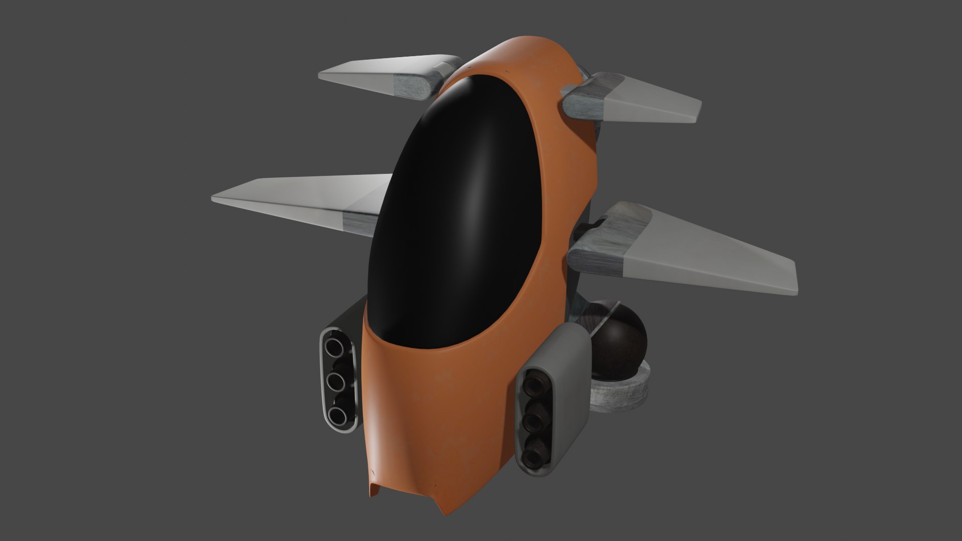 3D Android Fighter Pod Aircraft Model - TurboSquid 2459408
