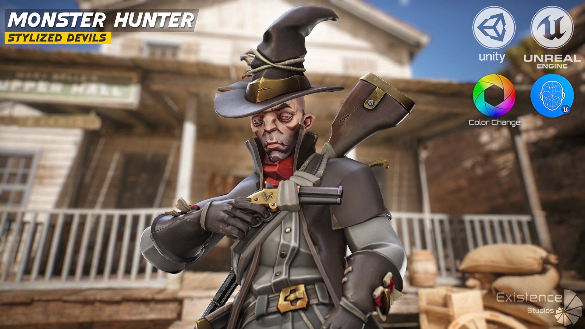 Monster Hunter Vincent - Gothic RPG Fantasy Hero - Medieval Creature ...