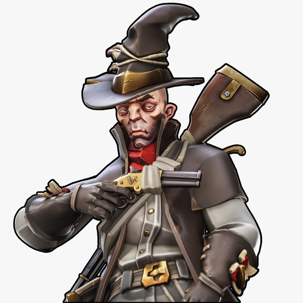 modelo 3d Monster Hunter Vincent - Héroe de fantasía RPG gótico - Caza ...