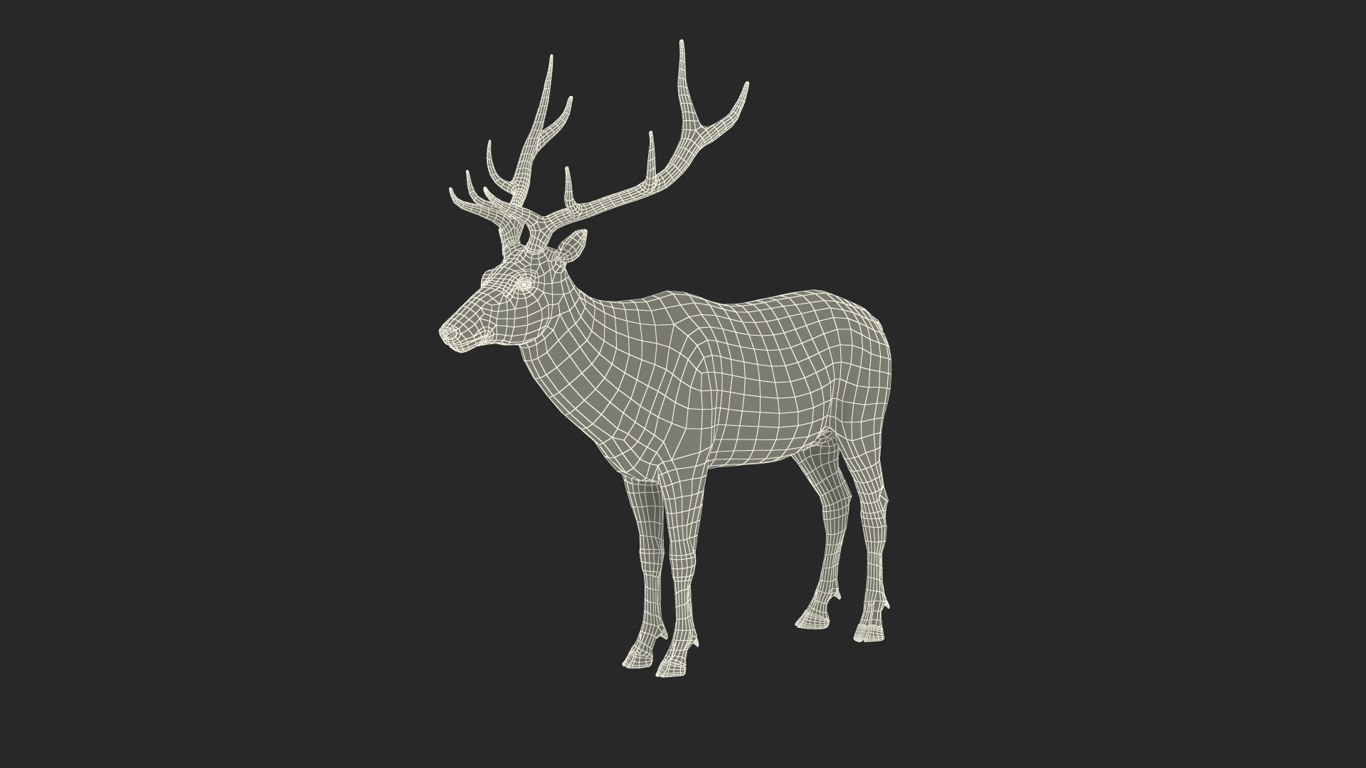 Realistic Elk Rigged With Fur 3D Model - TurboSquid 2263585