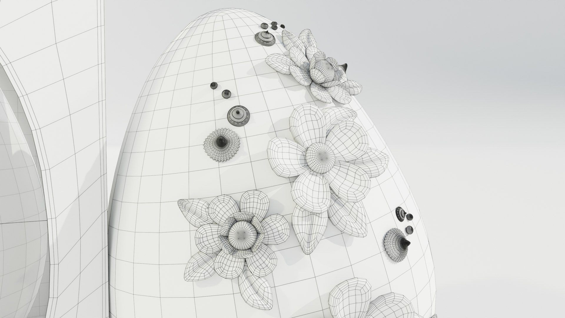 3D Decorated Easter Egg Model - TurboSquid 2037029