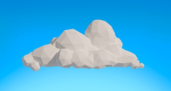 Lowpoly clouds Mega Pack model - TurboSquid 1767867