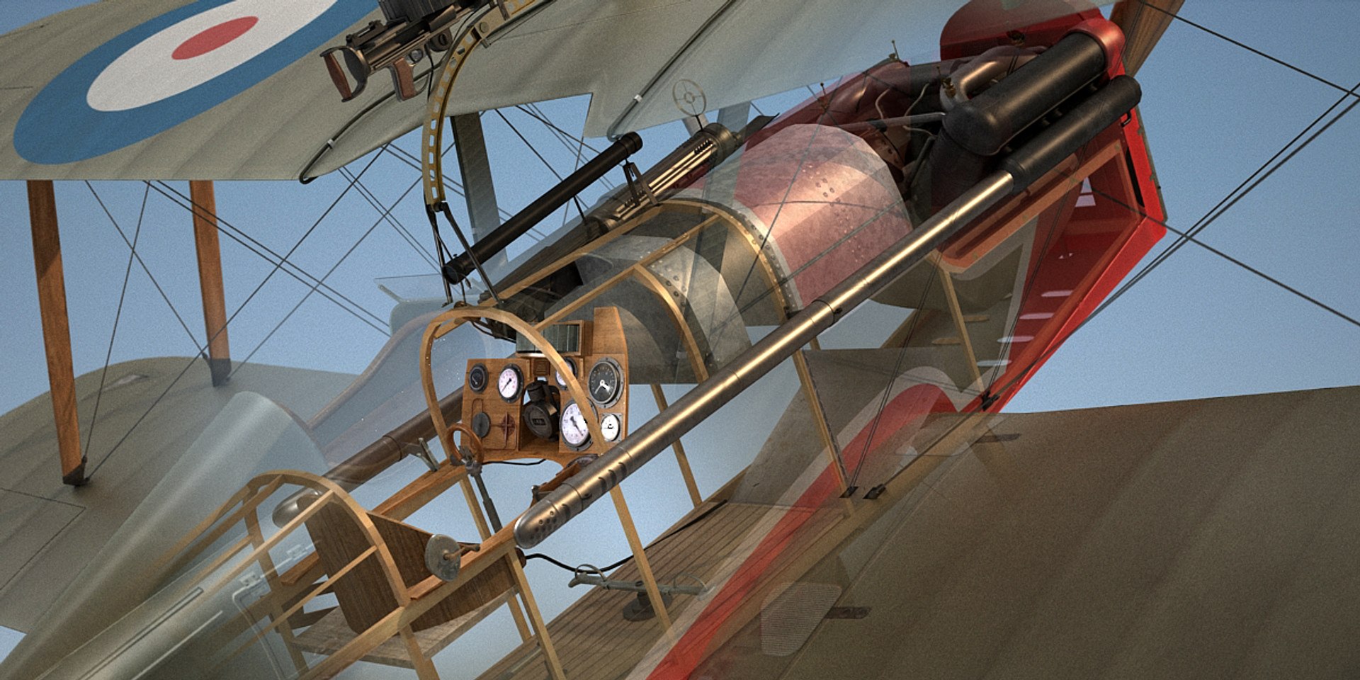 3D Royal Aircraft Se5a Fighter Model - TurboSquid 1422921