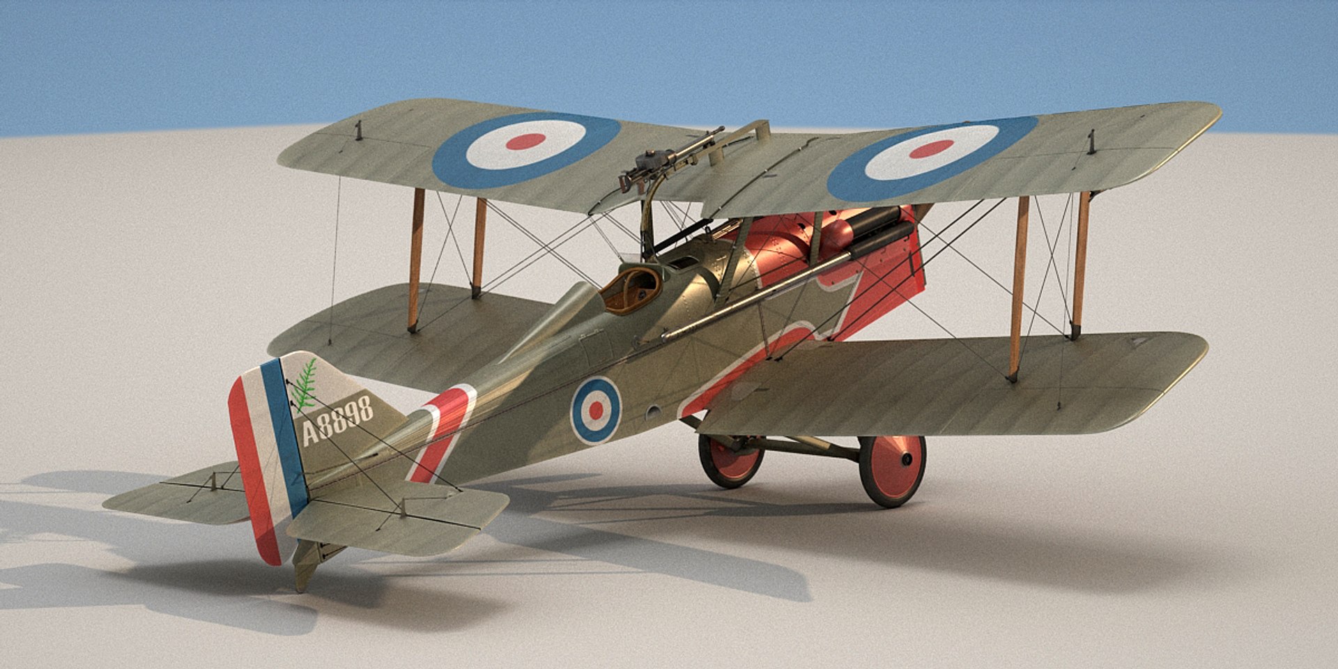 3D Royal Aircraft Se5a Fighter Model - TurboSquid 1422921