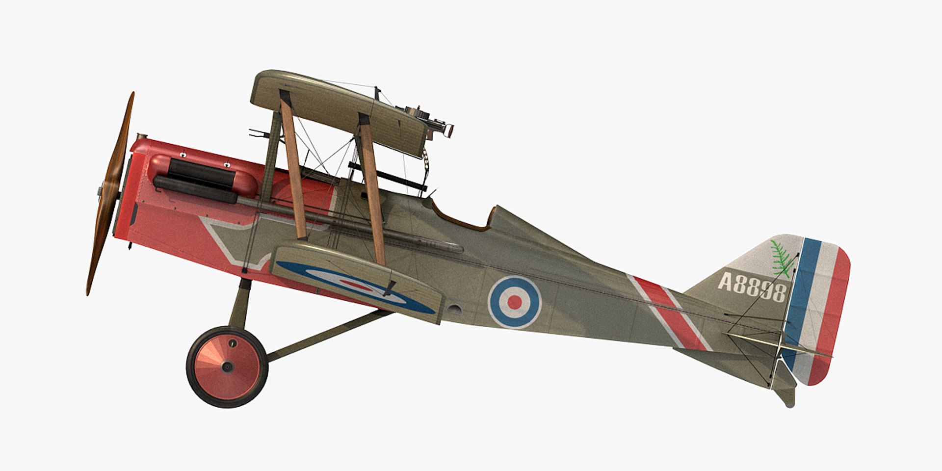 modelo 3d RAF SE5a Albert Ball - TurboSquid 1422921