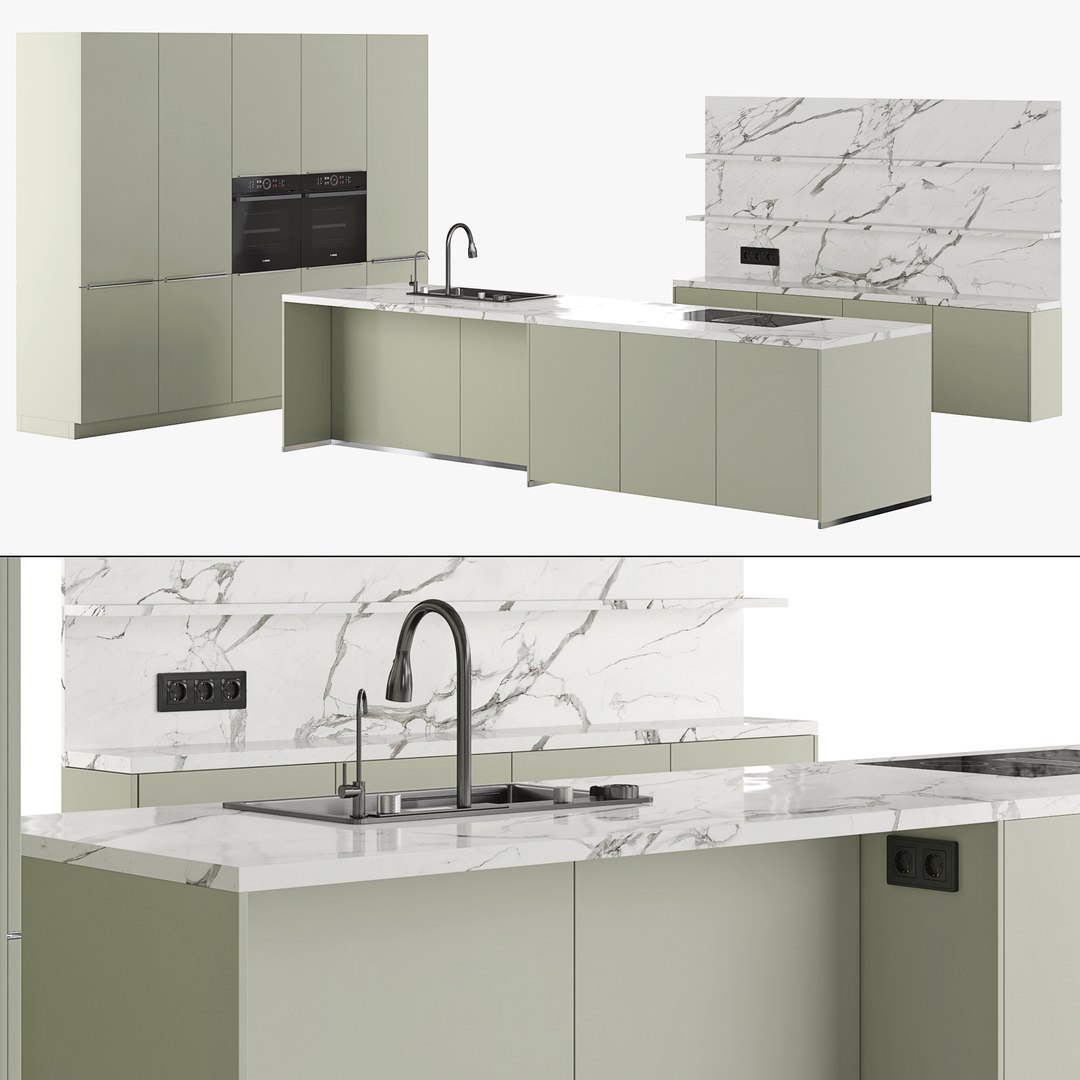 Kitchen 37 3D Model - TurboSquid 2199088
