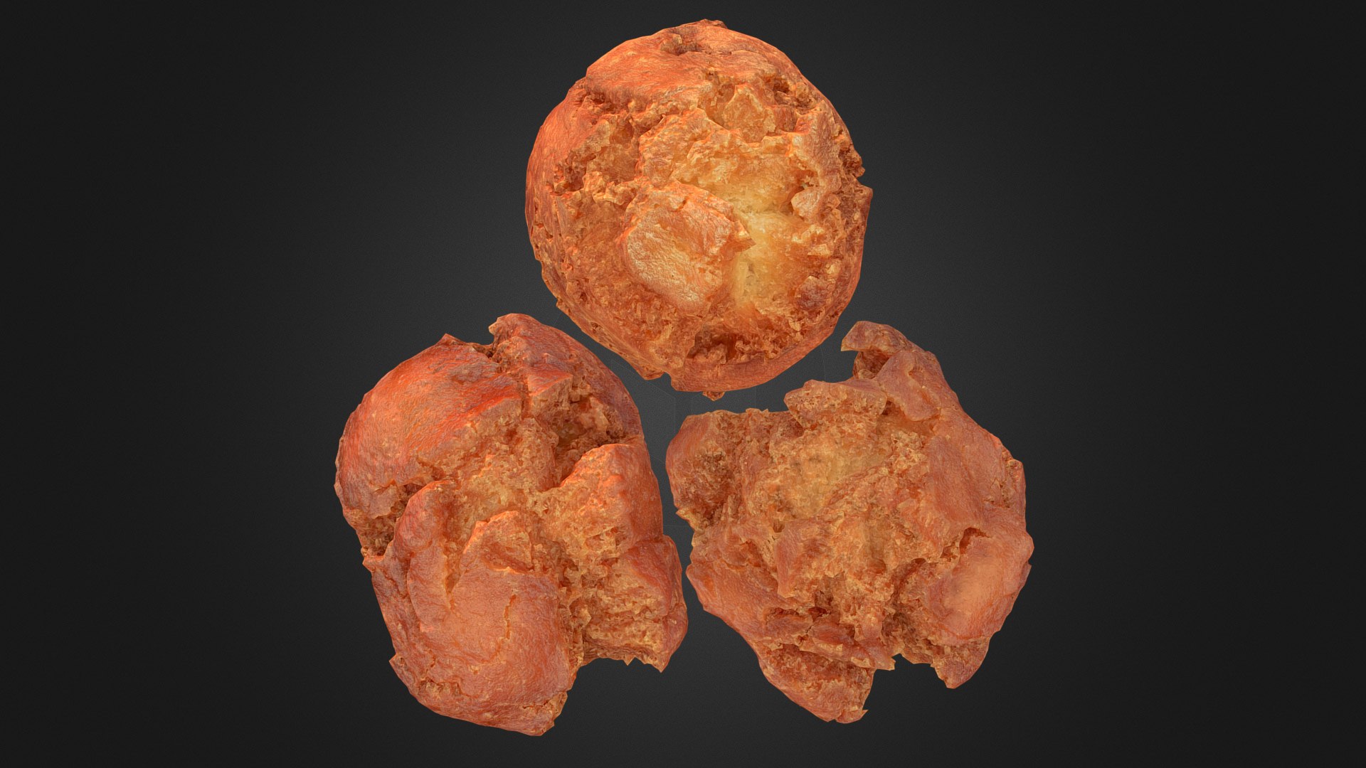 3D 4k Sataa Andagi Doughnuts | 1144777 | TurboSquid