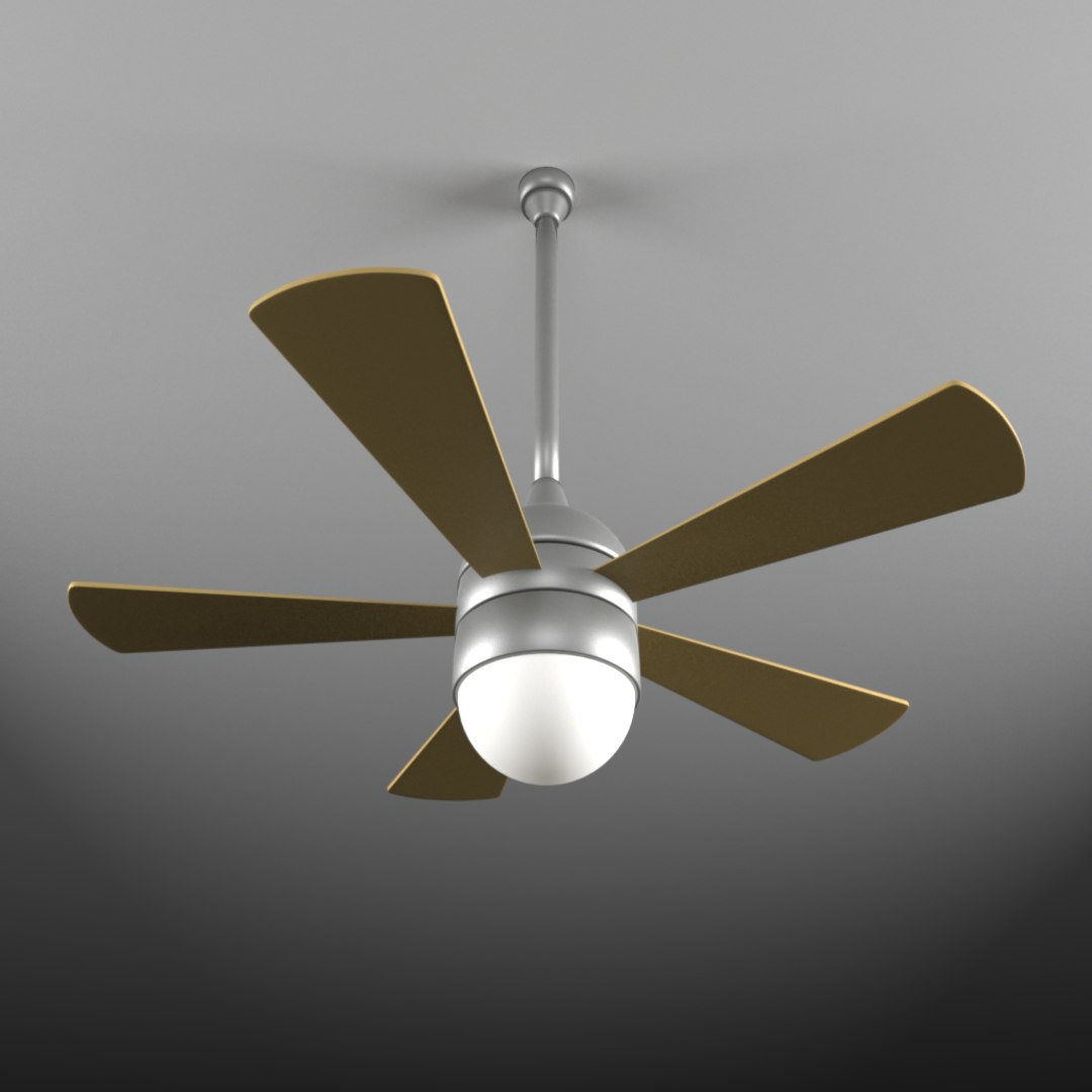 3d Obj Ceiling Fan