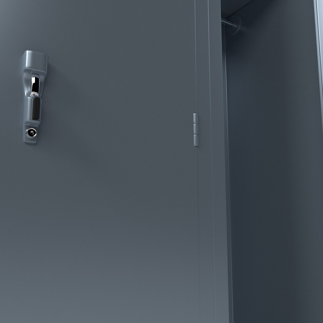 3d Model Locker Lock