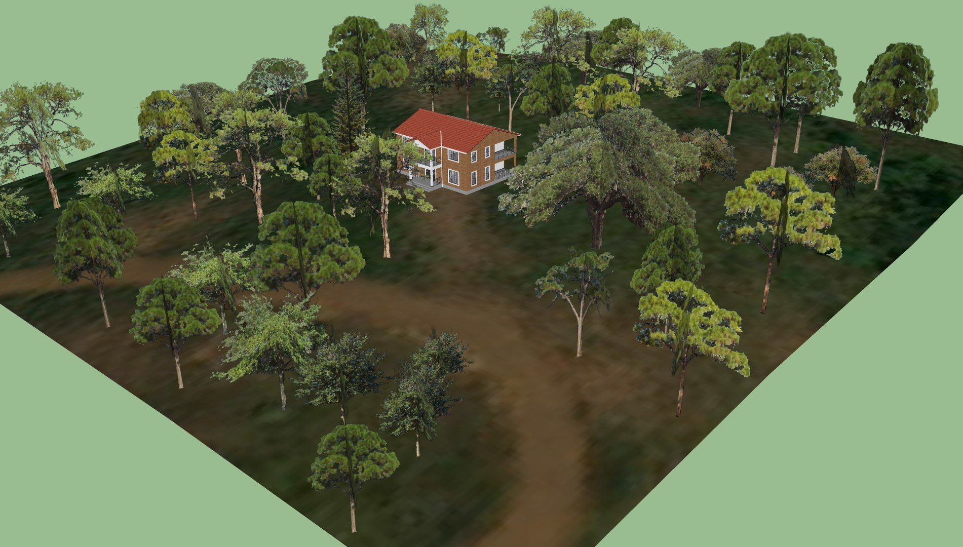 Furnished rural house 3D model - TurboSquid 1722760