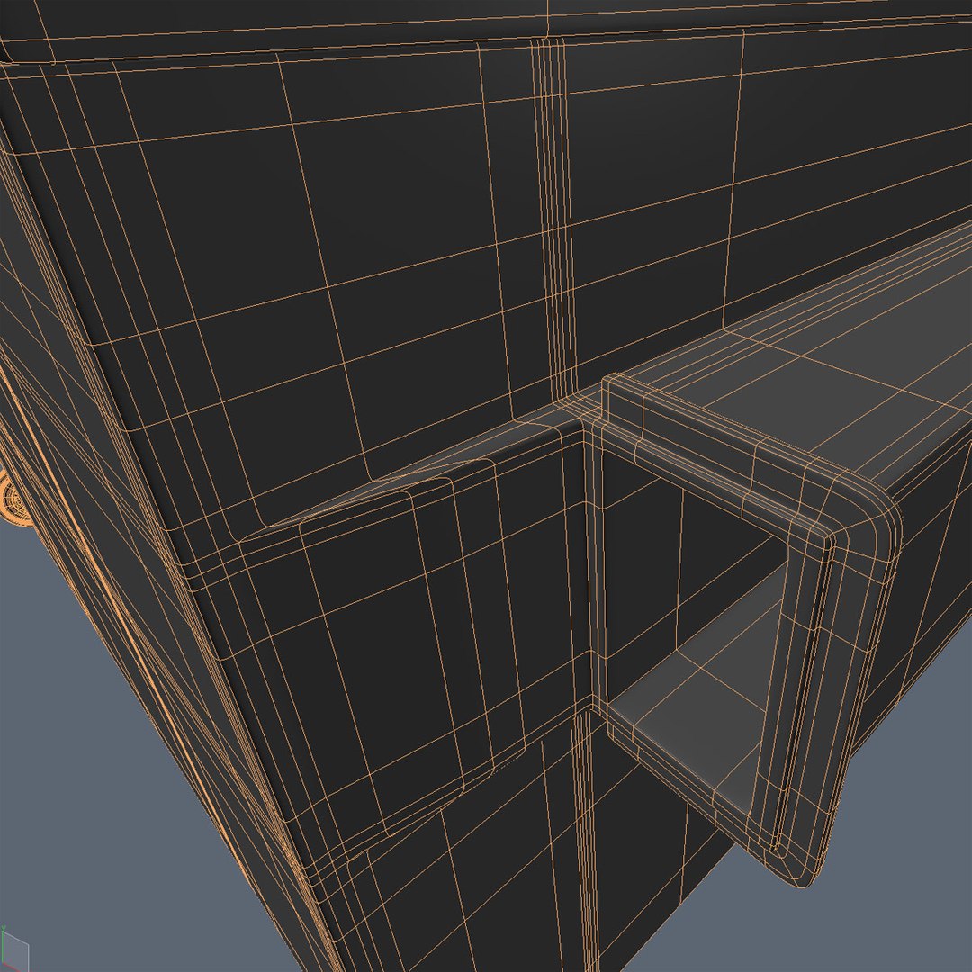 3d Industrial Bin Model