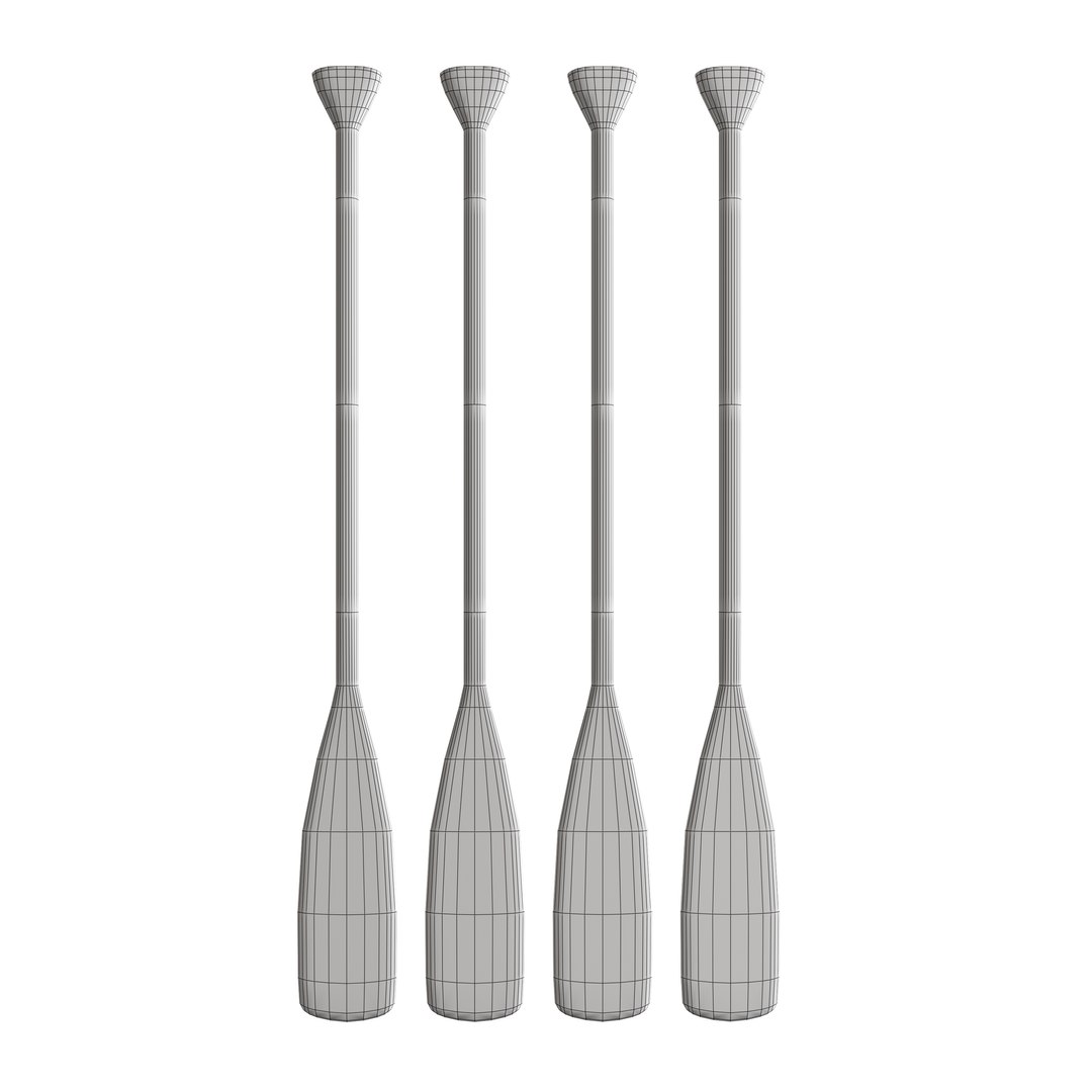 Decorative Canoe Paddles 3D Model - TurboSquid 1878530
