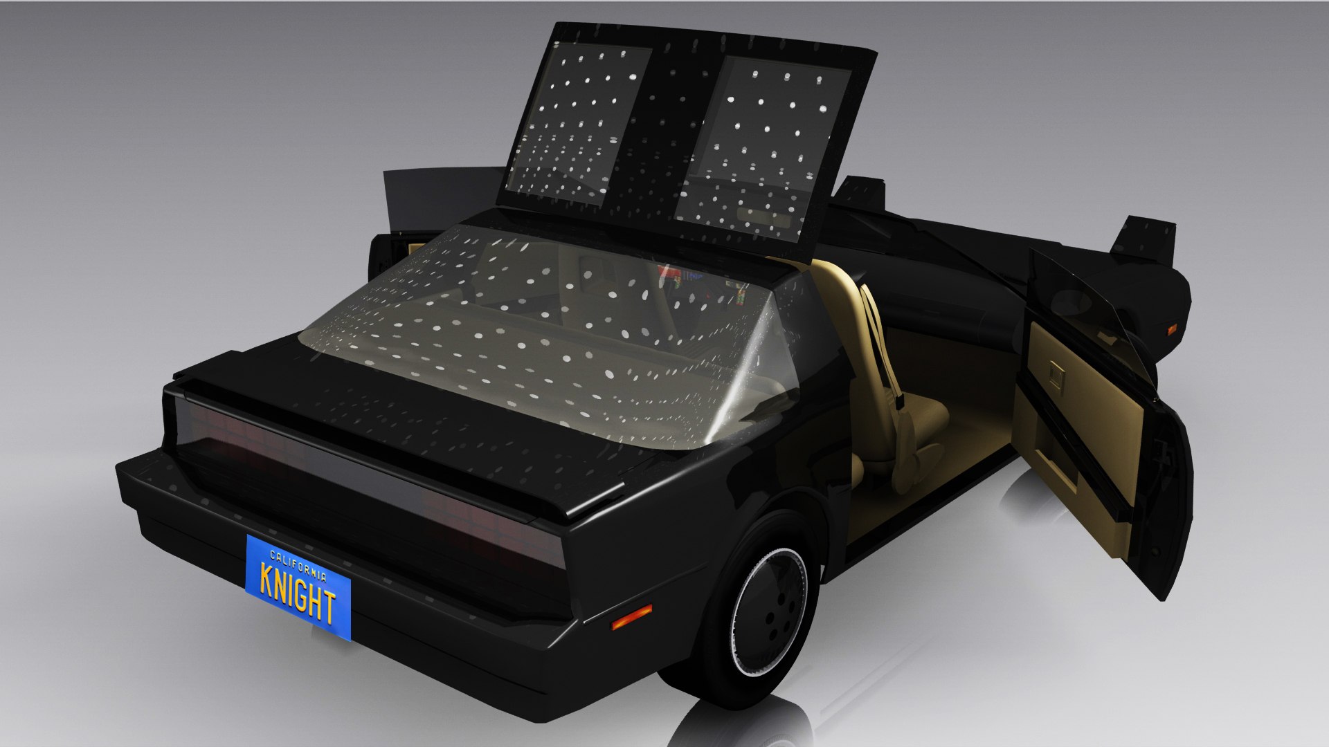 KITT Car Knight Rider 3D - TurboSquid 2005597