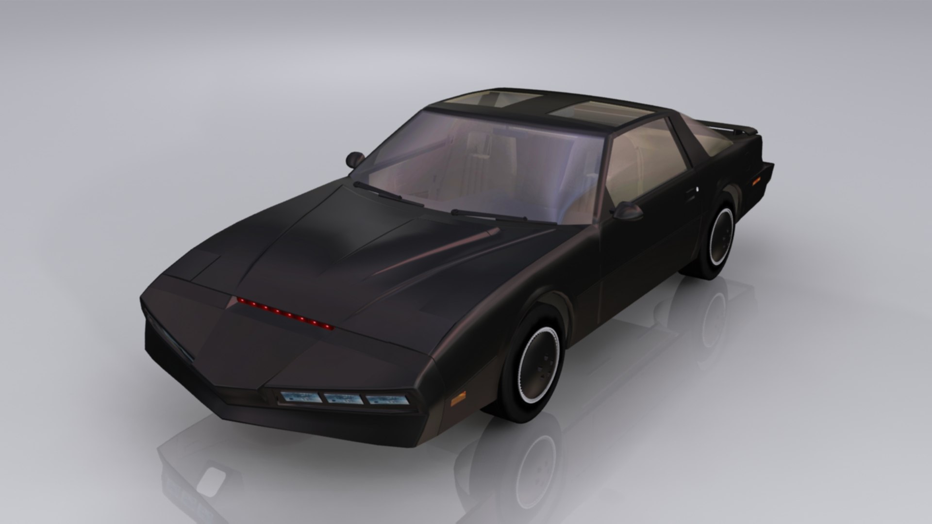 KITT Car Knight Rider 3D - TurboSquid 2005597