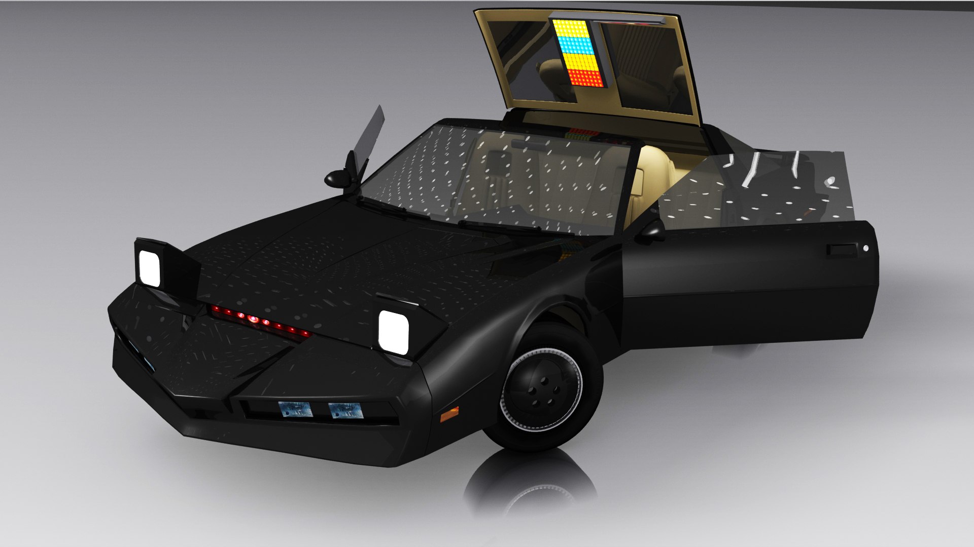 KITT Car Knight Rider 3D - TurboSquid 2005597