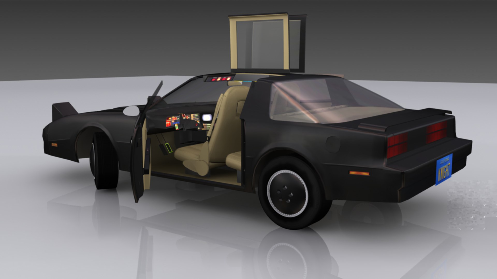 KITT Car Knight Rider 3D - TurboSquid 2005597