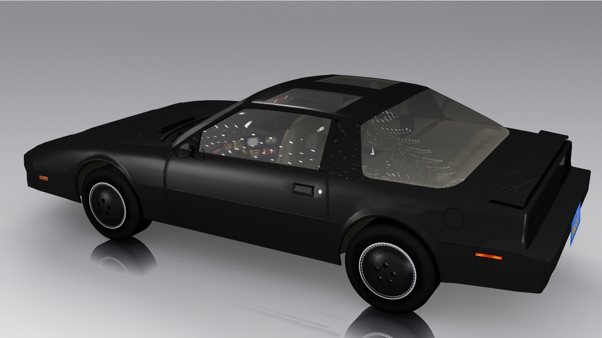 KITT Car Knight Rider 3D - TurboSquid 2005597