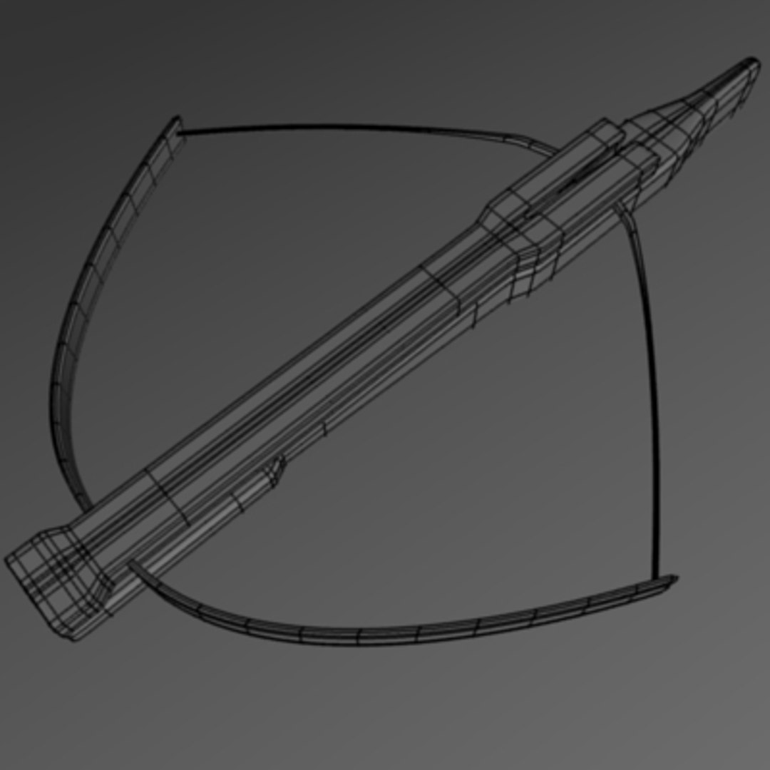 Bow Crossbow Cross Dxf