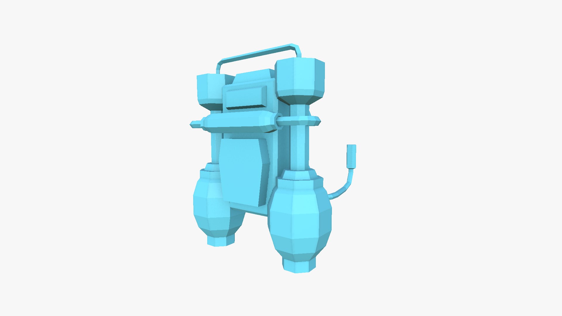 3D Jetpack Low Poly G02 - SciFi Character Design Model - TurboSquid 2255473