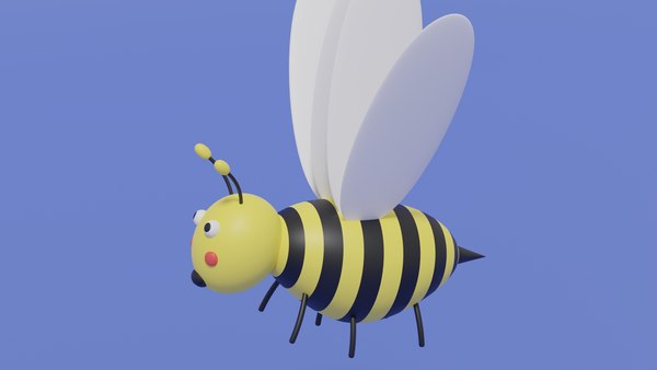 modelo 3d Abeja de dibujos animados lindo - TurboSquid 1807931